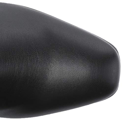 Franco Sarto Womens Tribute Knee High Heeled Boot Black Leather 7 M