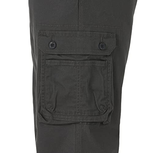 Lee Men's Wyoming Relaxed Fit Cargo Pant, Shadow, 34W x 32L