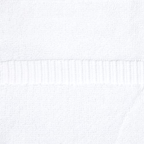 Juvale Monogrammed Fingertip Towels, Embroidered Letter L (11 x 18 in, White, Set of 4)