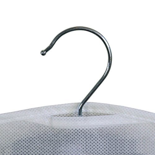 HANGERWORLD Breathable Shoulder Covers Clothes Dust Protectors for Closet Storage (10 Pack, White)