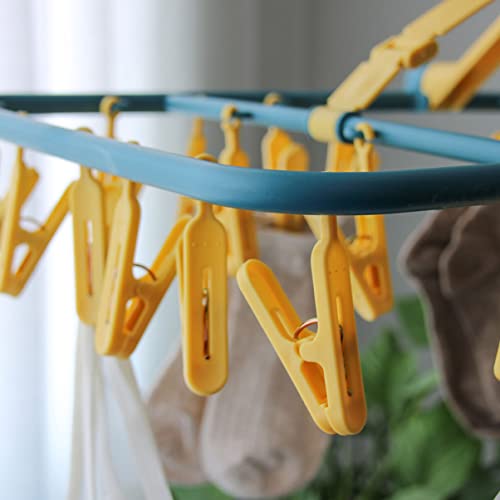 Cabilock Multipurpose Hanger Folding Hangers Pants Rack Hanger Foldable Garment Rack Wall Hangers for Clothes Multipurpose Clothes Hanger Plastic Hanger Drying Rack Coat Hanger to Rotate