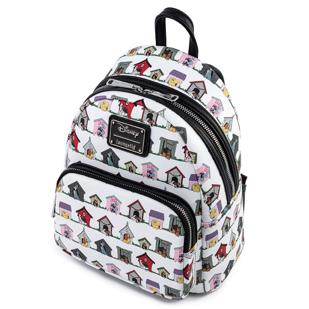 Loungefly Disney Dog Houses Faux Leather Womens Double Strap Shoulder Bag Purse