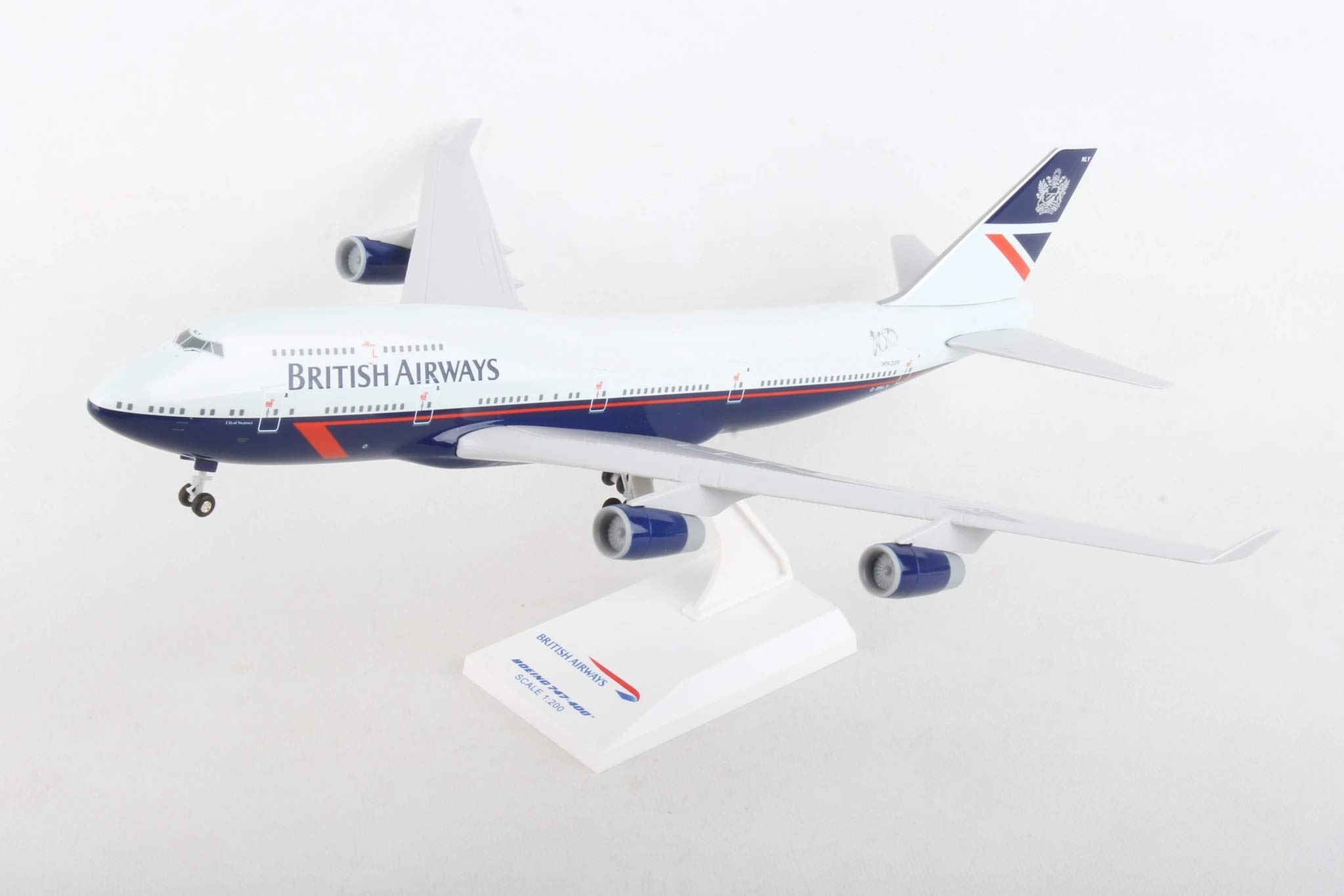 Skymarks Daron British 747-400 1/200 w/Gear Landor Livery 100 Years (SKR1030)