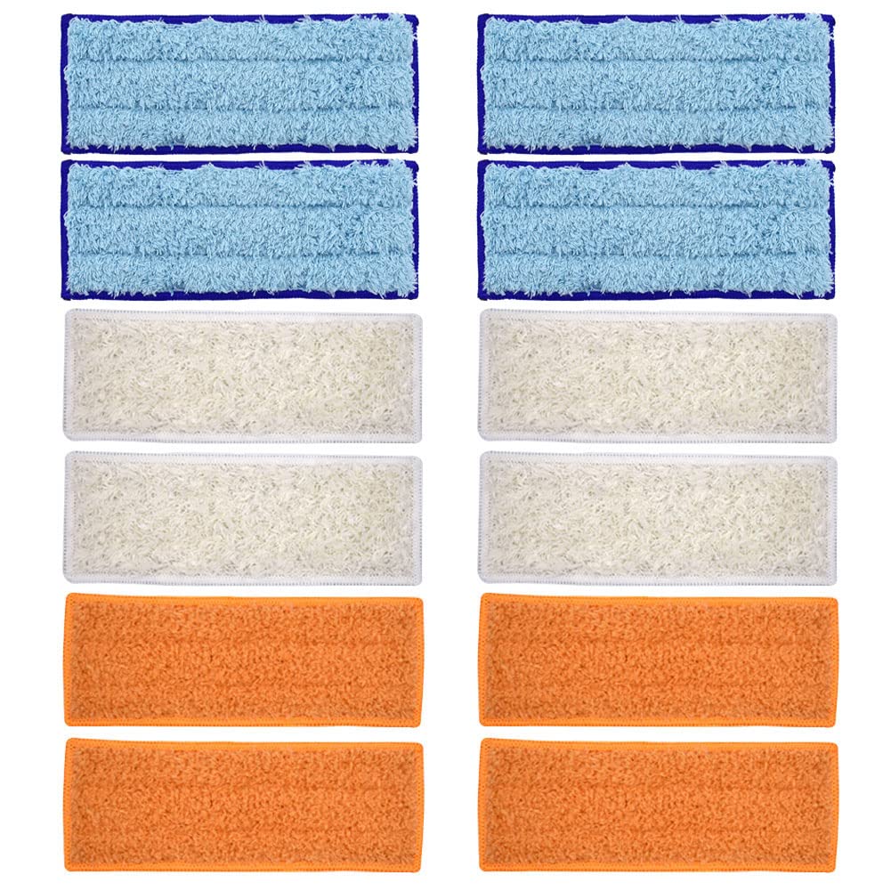 Neutop Mop Pads Compatible with iRobot Braava Jet 200 Series 240 241 244 245 250 Robot Mops, Washable and Reusable, 4 Wet 4 Dry 4 Damp.