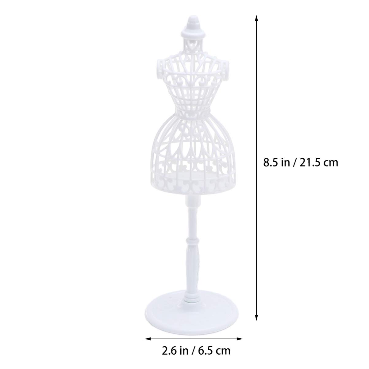20pcs Doll Dress Form Mini Mannequin Dress Form Mannequin Model Stand Accessories for Doll Dresses