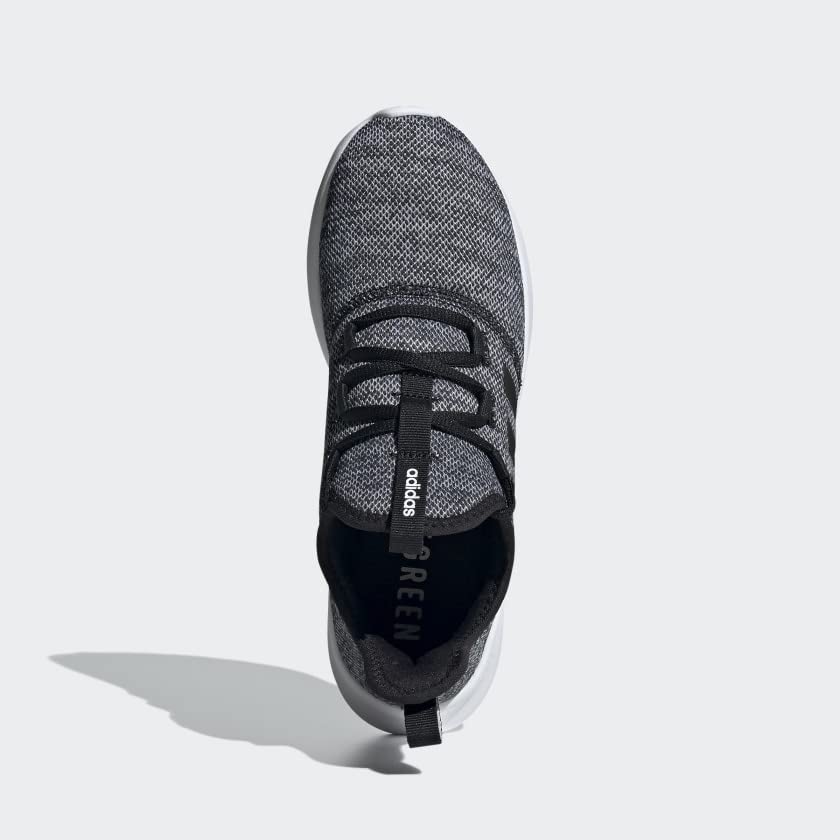 adidas Women's Cloudfoam Pure 2.0 Running Shoes, Black/Black/White, 6.5