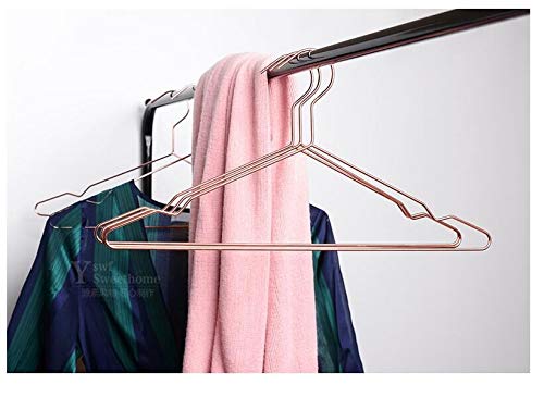 30Pack Koobay 13" Children Rose Copper Gold Shiny Metal Wire Top Clothes Hangers for Shirts Coat Storage & Display