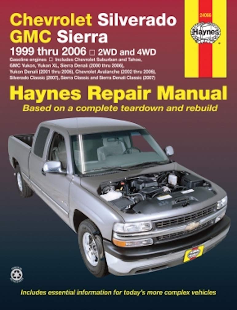 CHEVROLET AVALANCHE 2WD & 4WD REPAIR SHOP & SERVICE MANUAL For Years 1999. 2000. 2001, 2002, 2003, 2004, 2005 & 2006 - A TERRIFIC MANUAL