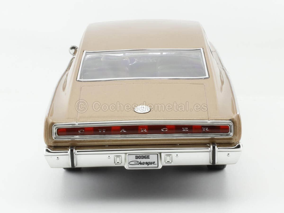 Road Signature 92638brnz 1-18 Scale 1966 Dodge Charger Bronze Metallic Diecast Model Car