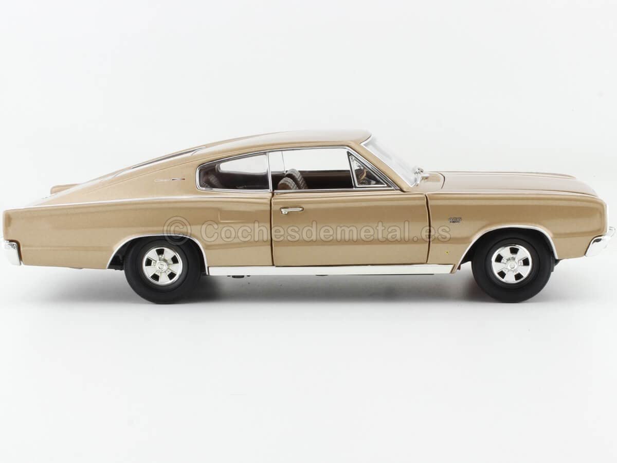 Road Signature 92638brnz 1-18 Scale 1966 Dodge Charger Bronze Metallic Diecast Model Car