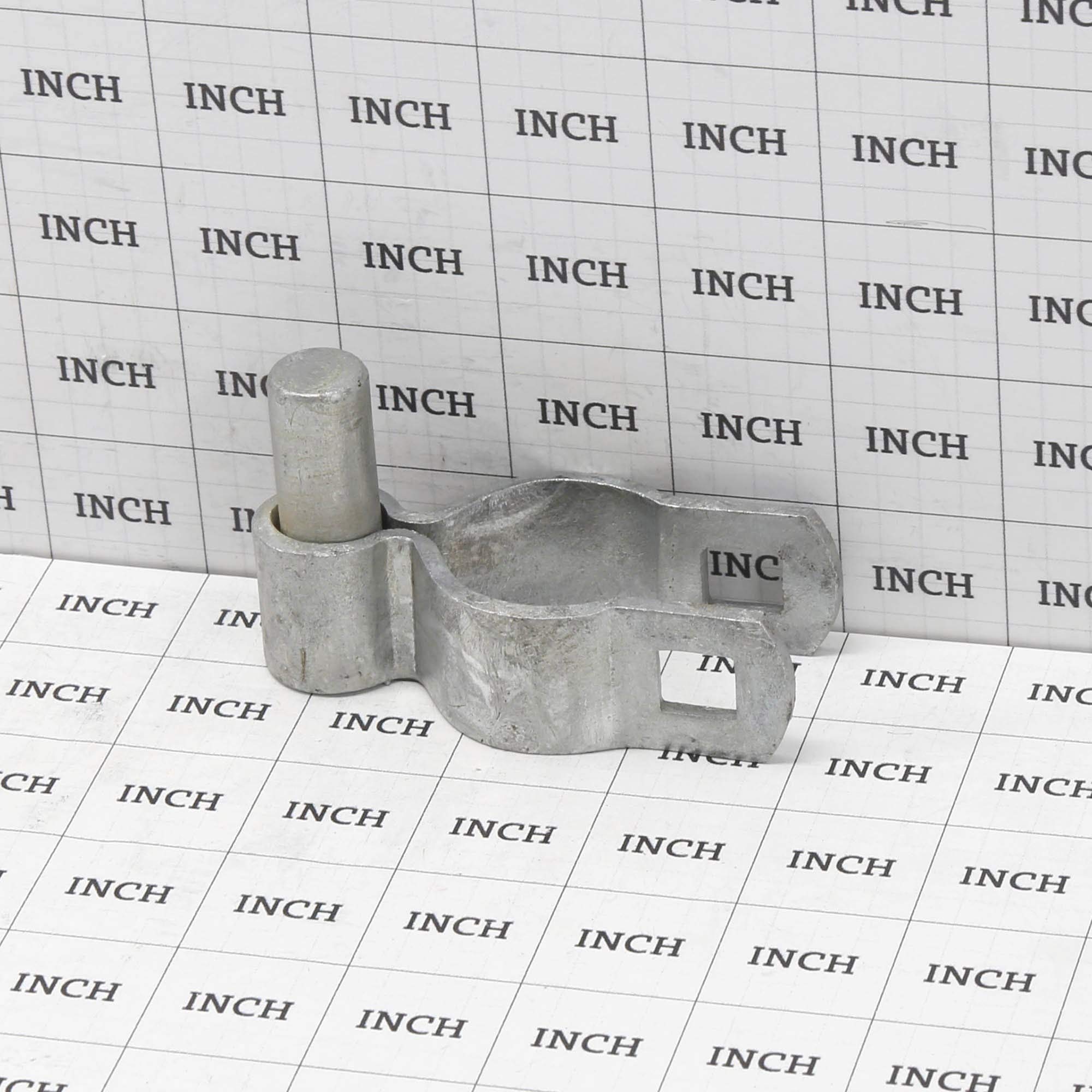 Pressed Steel Chain Link Fence Post Hinge w/Bolt - (2 Pack) (1-3/8" x 5/8")