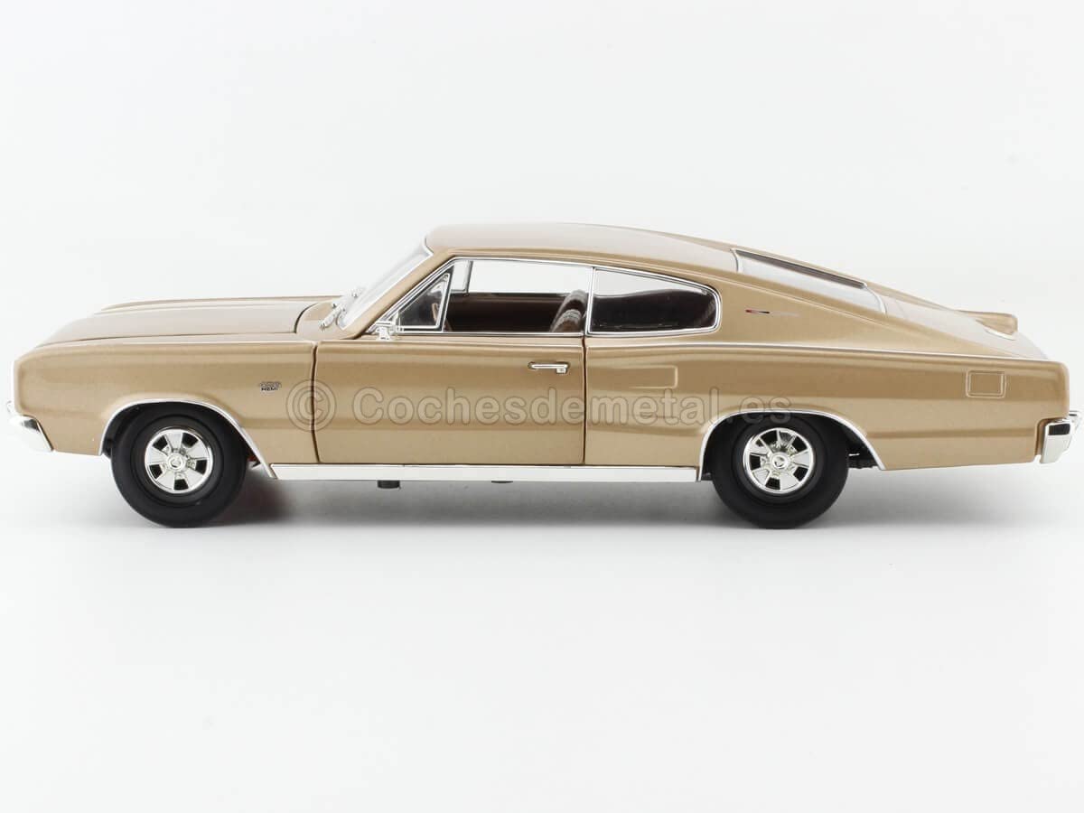 Road Signature 92638brnz 1-18 Scale 1966 Dodge Charger Bronze Metallic Diecast Model Car