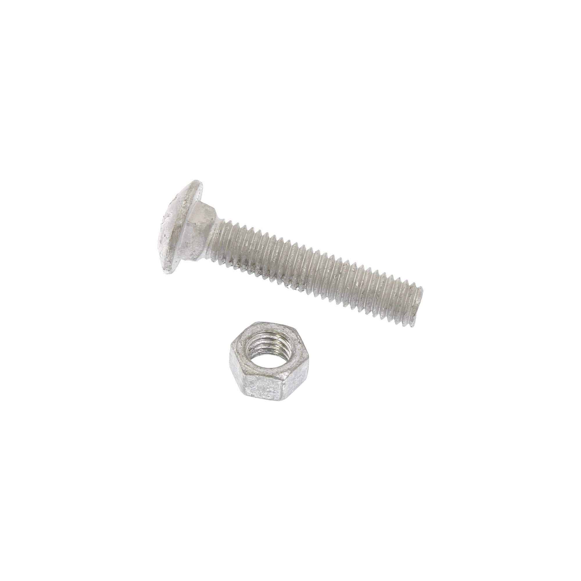 Pressed Steel Chain Link Fence Post Hinge w/Bolt - (2 Pack) (1-3/8" x 5/8")