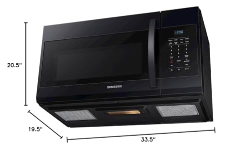 Samsung ME17R7021EB 1.7 CF Over-the-Range Microwave