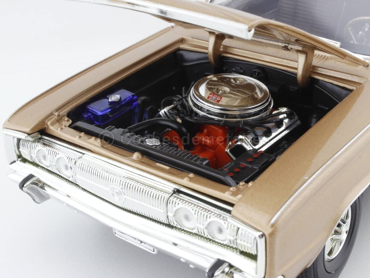 Road Signature 92638brnz 1-18 Scale 1966 Dodge Charger Bronze Metallic Diecast Model Car