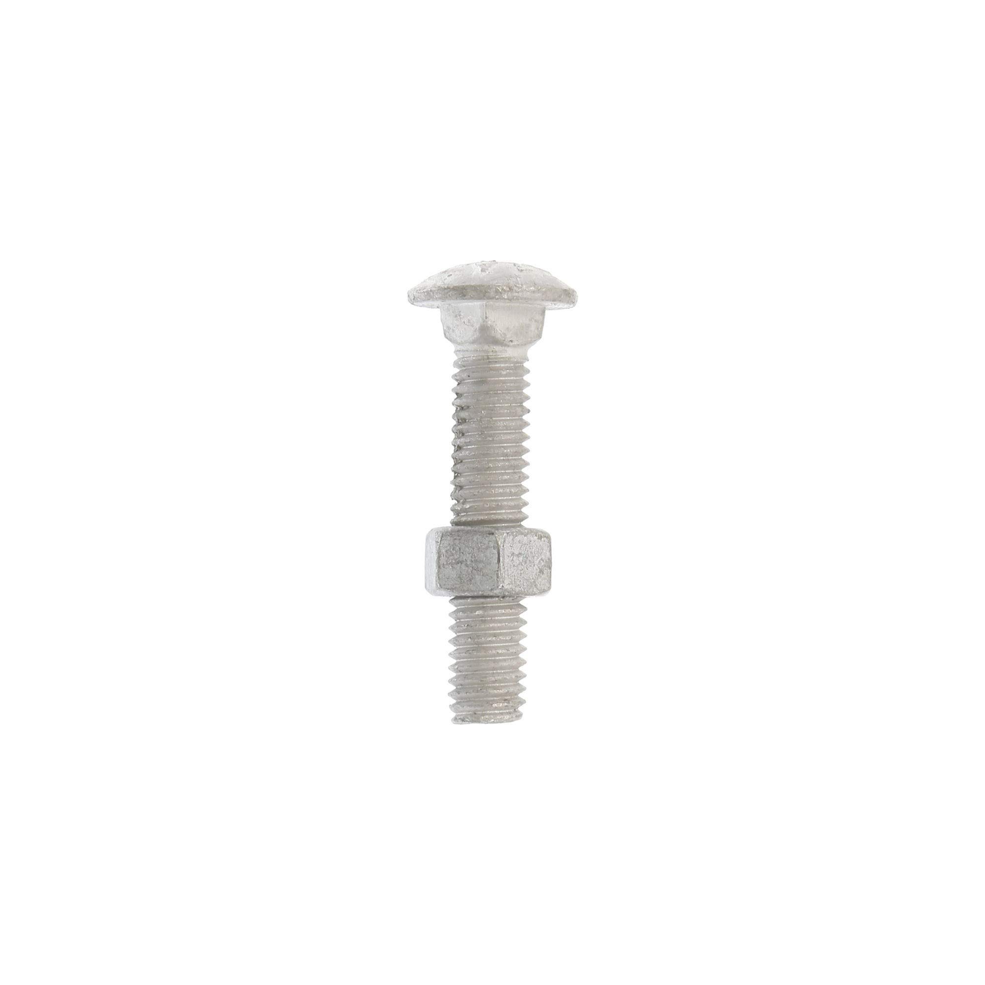 Pressed Steel Chain Link Fence Post Hinge w/Bolt - (2 Pack) (1-3/8" x 5/8")