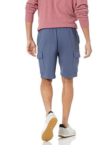 Amazon Essentials Men's Fleece Cargo Short, Indigo, XX-Large