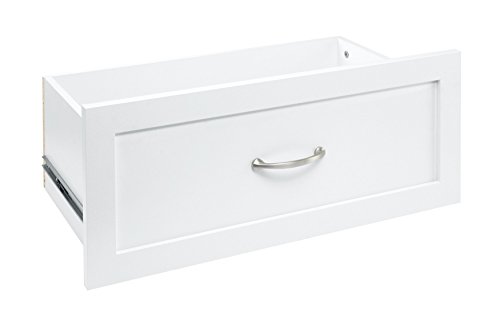ClosetMaid Pure White SuiteSymphony 25 X 10-Inch Drawer, 25'' X 10'' & SuiteSymphony Starter Tower Kit, Top Shelf Support, Pure White