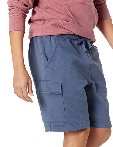 Amazon Essentials Men's Fleece Cargo Short, Indigo, XX-Large