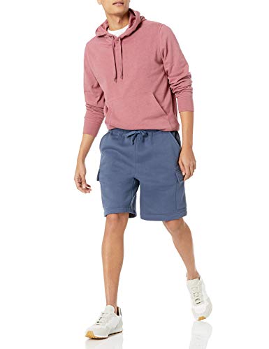 Amazon Essentials Men's Fleece Cargo Short, Indigo, XX-Large
