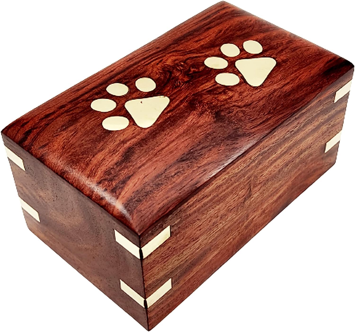 Wooden Pet Memorial Keepsake Cremation Urns for Ashes Pet Urn Wood Keepsake Box Urns for Cat Dogs Ashes | Cat Memorials
