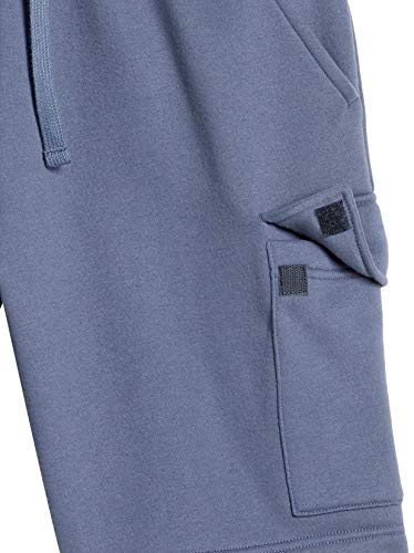 Amazon Essentials Men's Fleece Cargo Short, Indigo, XX-Large