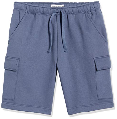 Amazon Essentials Men's Fleece Cargo Short, Indigo, XX-Large