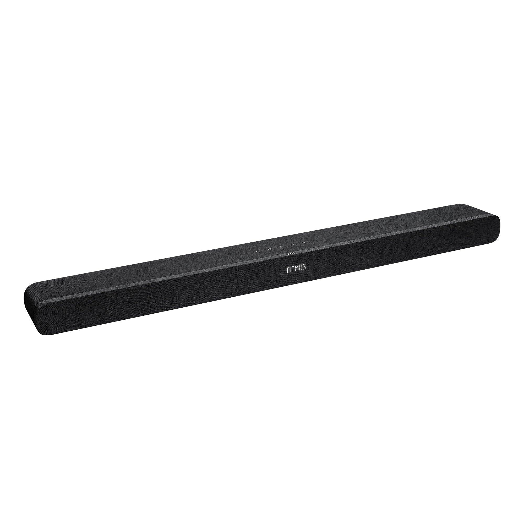 TCL Alto 8i 2.1 Channel Dolby Atmos Sound Bar with Built-in Subwoofers and Bluetooth – TS8111, 260W, 39.4-inch, Black