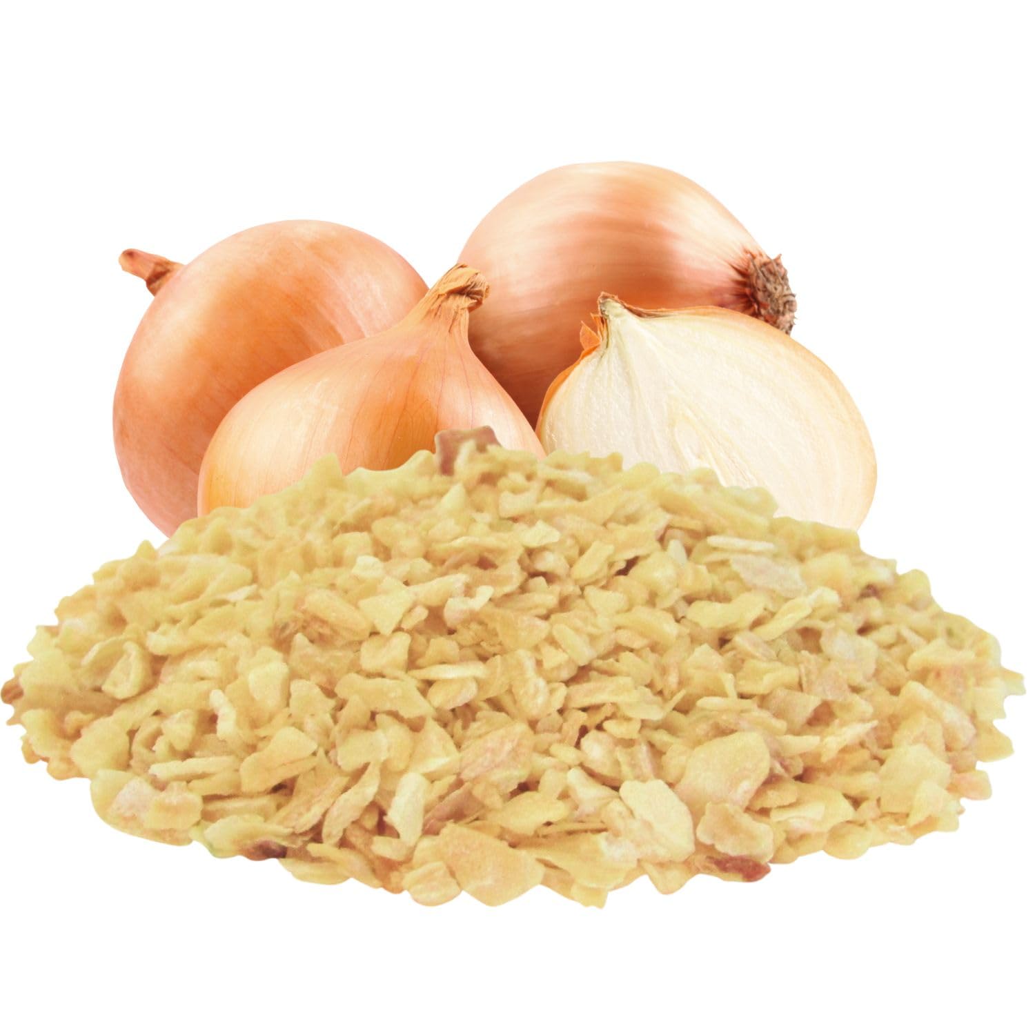 Minced Onion by It’s Delish, 2 lbs (32 Oz) Jumbo Container Jar – Dried Onion Flakes | Delicious, Fresh Taste | Dehydrated Onions | No Preservatives, No artificial Flavor Added – Certified Kosher