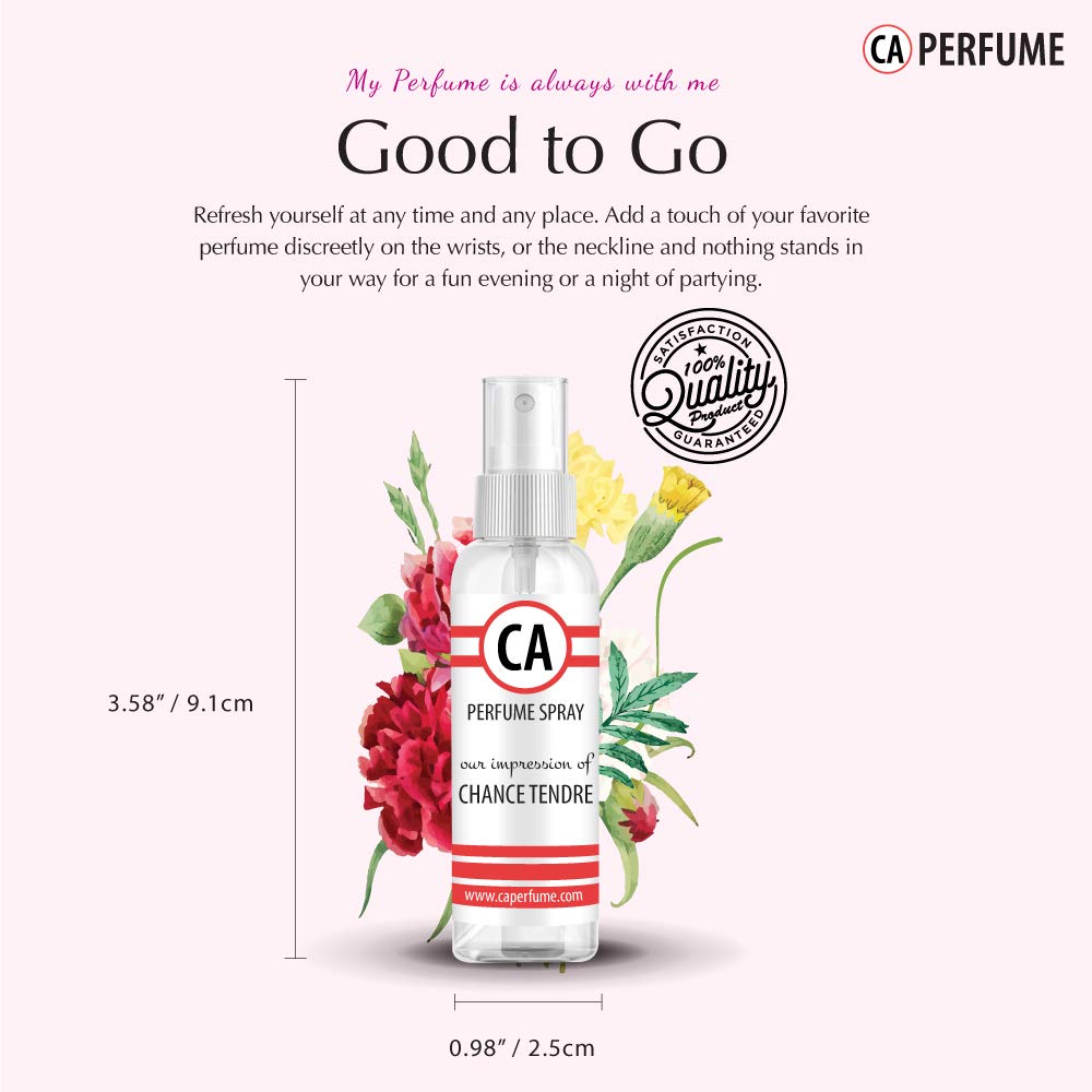 CA Perfume Impression of Pleasures for Woman Travel Size Sample Fragrance Eau de Parfum Sprayer(2 Fl Oz/ 60 ml)