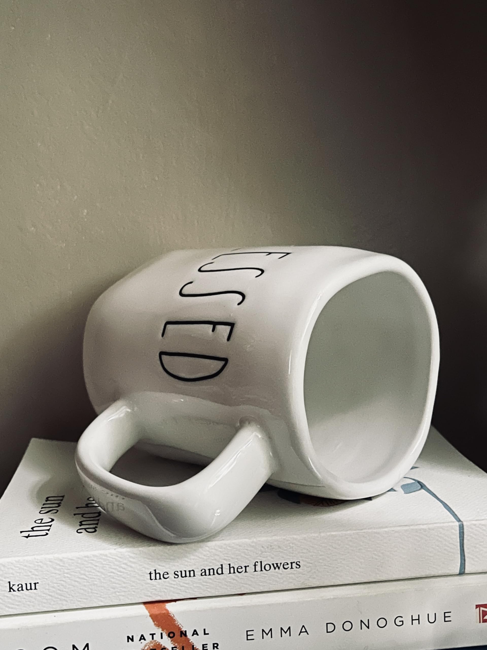 Rae Dunn By Magenta Ceramic Mug for Coffee Tea Latte | BLESSED
