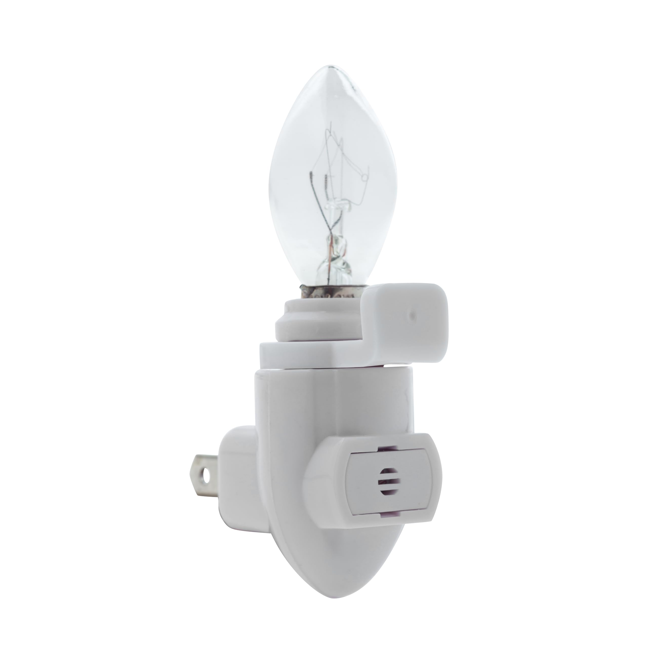 Creative Hobbies White Auto On Sensor Plug in Night Light Module Includes 3 Bulbs and 3 Plastic Clips, Great for Making Your Own Decorative Night Lights, Pack of 3