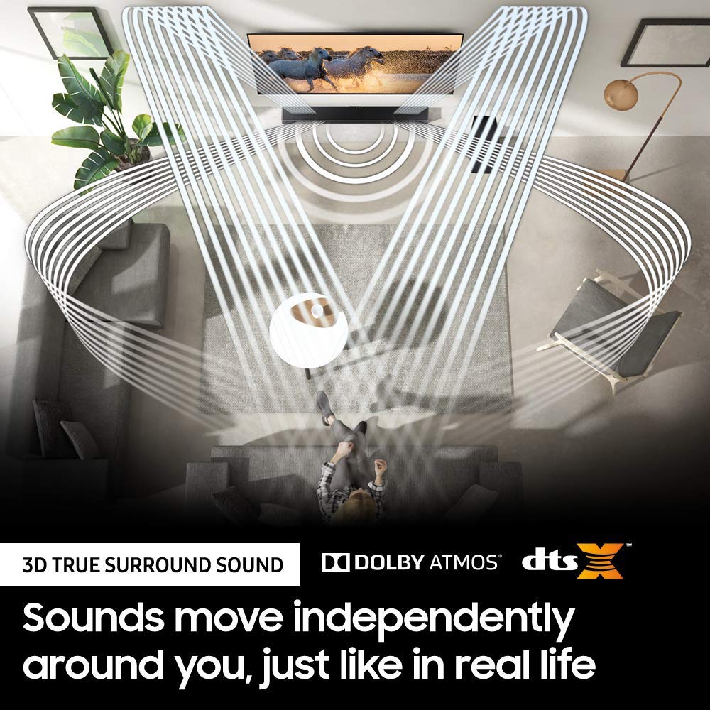 SAMSUNG HWQ800T 3.1.2 Channel Soundbar with Wireless Subwoofer (Renewed)