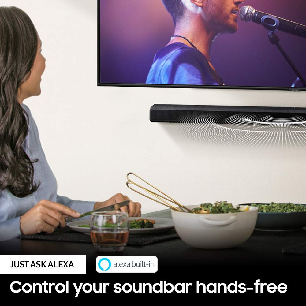 SAMSUNG HWQ800T 3.1.2 Channel Soundbar with Wireless Subwoofer (Renewed)