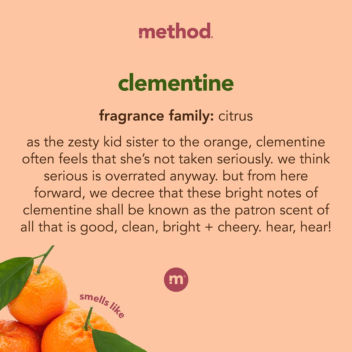 Method Dish Soap Refills, Clementine, 36 Fl Oz, 2 Pack
