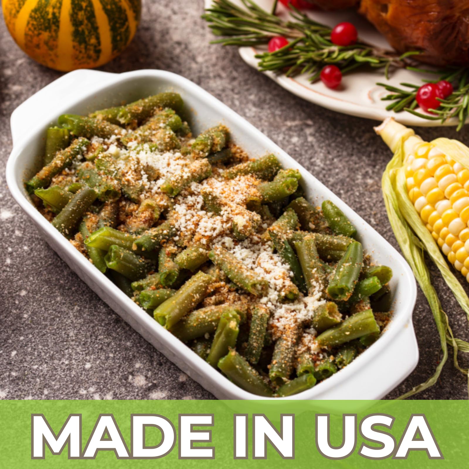 Nutristore Freeze Dried Green Beans | Vegetables for Healthy Snack or Long Term Storage | Emergency Survival Canned Food Supply | Bulk #10 Can Veggies | 25 Year Shelf Life | 20 Servings