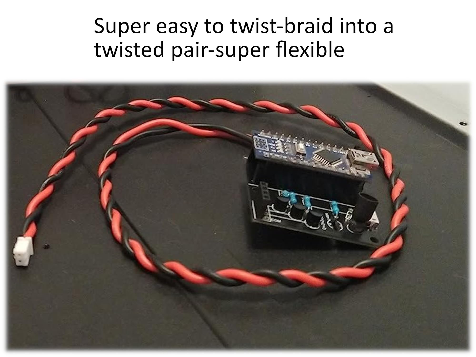 18 AWG Stranded Wire Kit – Silicone Coated Copper Wires 18 Gauge Pre-Tinned 16ft/5m Each Spool, 6 Colors (Black, Red, Yellow, Green, Blue, White), Electrical Jumper Wire Hook Up Wire Kit from Plusivo