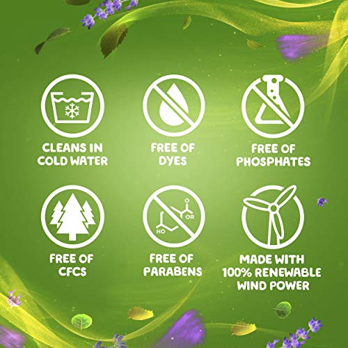 Gain with Essential Oils Liquid Laundry Detergent, The Serene Scent, Lavender & Calm Chamomile, Pack of 2, 42 fl oz Each