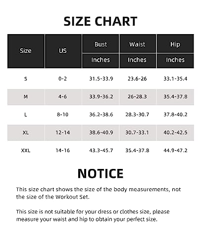 JOYMODE womens workout sets High Waist gym sets for women 2 piece compression workout sets Seamless Leggings Crop Top ropa deportiva para mujer