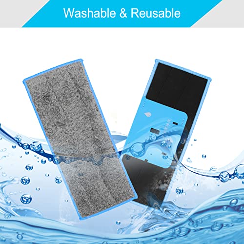 Garbage fighter Mopping Pads Replacement for iRobot Braava Jet M6 (6012) (6110) (6112) (6113) - 10 Pack Washable Reusable Sweeping Cloth Pads - Wi-Fi Connected Robot Mop (5 Wet Pads and 5 Dry Pads)