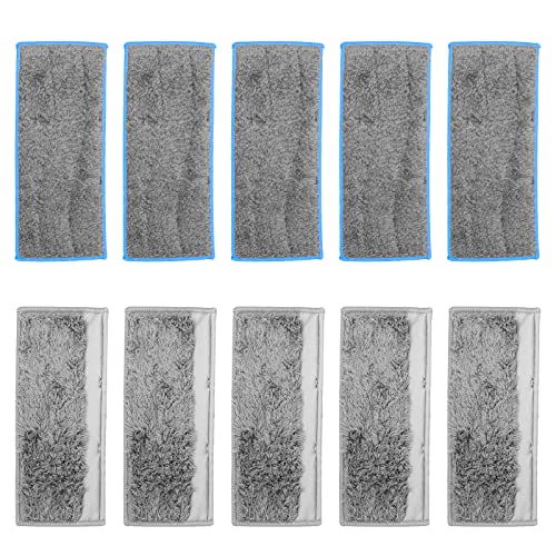 Garbage fighter Mopping Pads Replacement for iRobot Braava Jet M6 (6012) (6110) (6112) (6113) - 10 Pack Washable Reusable Sweeping Cloth Pads - Wi-Fi Connected Robot Mop (5 Wet Pads and 5 Dry Pads)