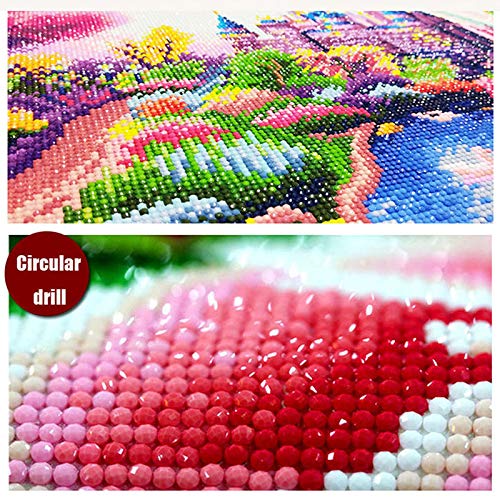 5D Diamond Painting Kit Paint by Numbers Kit for Adults or Kids,Tinkerbell Angel Princess Full Drill Crystal Rhinestone Diamond Embroidery Paintings Cross Stitch DIY Arts Craft Canva for Decor,16"x12"