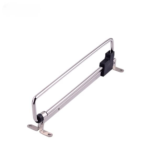 Heavy Duty Retractable Closet Pull Out Rod Wardrobe Clothes Hanger Rail Towel, Retractable Wardrobe Closet Hanger Towel Rail/Extending Rail, Closet Rod (12 Inch)