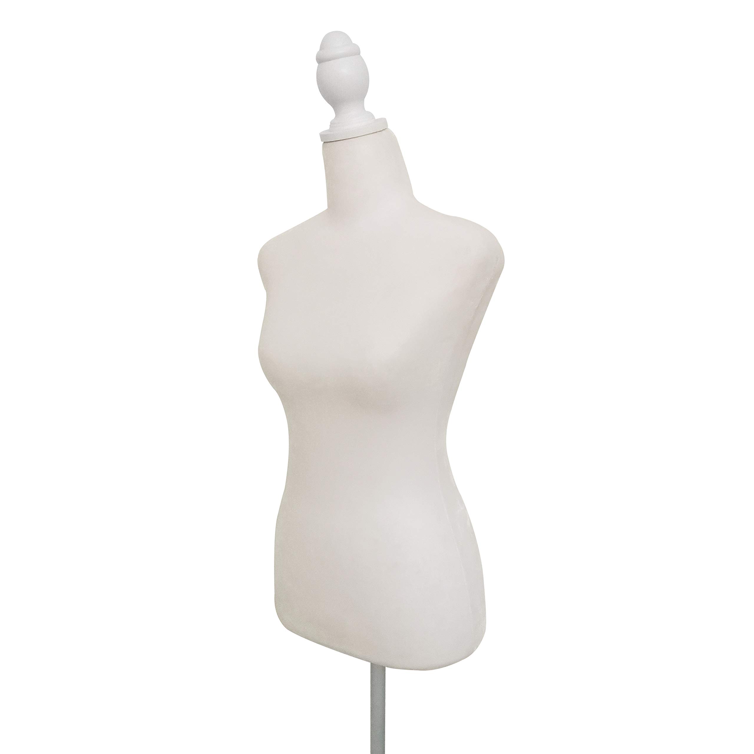 Female Dress Form Pinnable Mannequin Body Torso with Tripod Base Stand