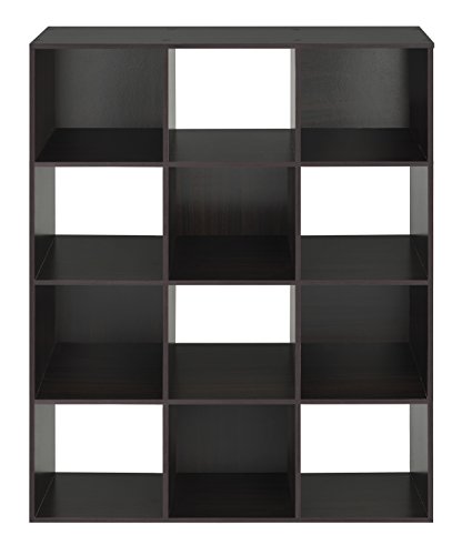 Whitmor 12 Cube Organizer - Espresso