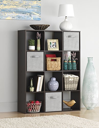 Whitmor 12 Cube Organizer - Espresso