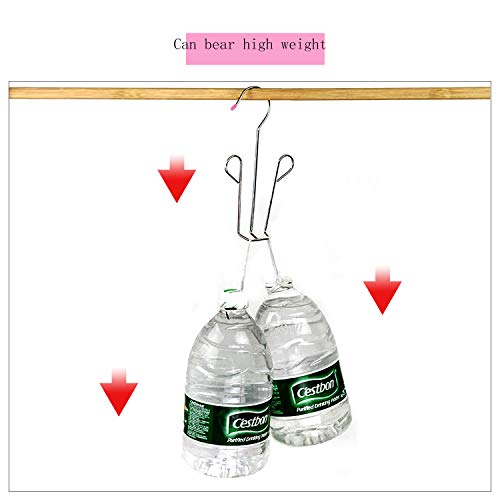 Yisscen 5 Pack Shoes Hanger Drying Rack for Dehumidifying Hanging Leather Shoes, Stainless Steel Drying Shoes Organizer Hook, Space Saving Shoes Hangers for Closet Wall, Multifunctional Shoe Hook