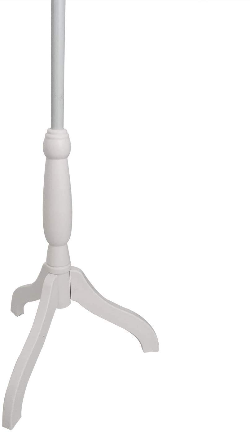 Female Dress Form Mannequin Torso Body with Adjustable Tripod Stand Dress Jewelry Display (White)