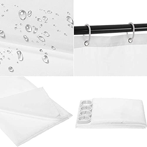 God-Zilla 4-Piece Shower Curtain Set, Shower Curtain, Non-Slip Carpet, Toilet Lid and Bath Mat, Good Looking and Durable, Suitable for Overall Bathroom Decoration