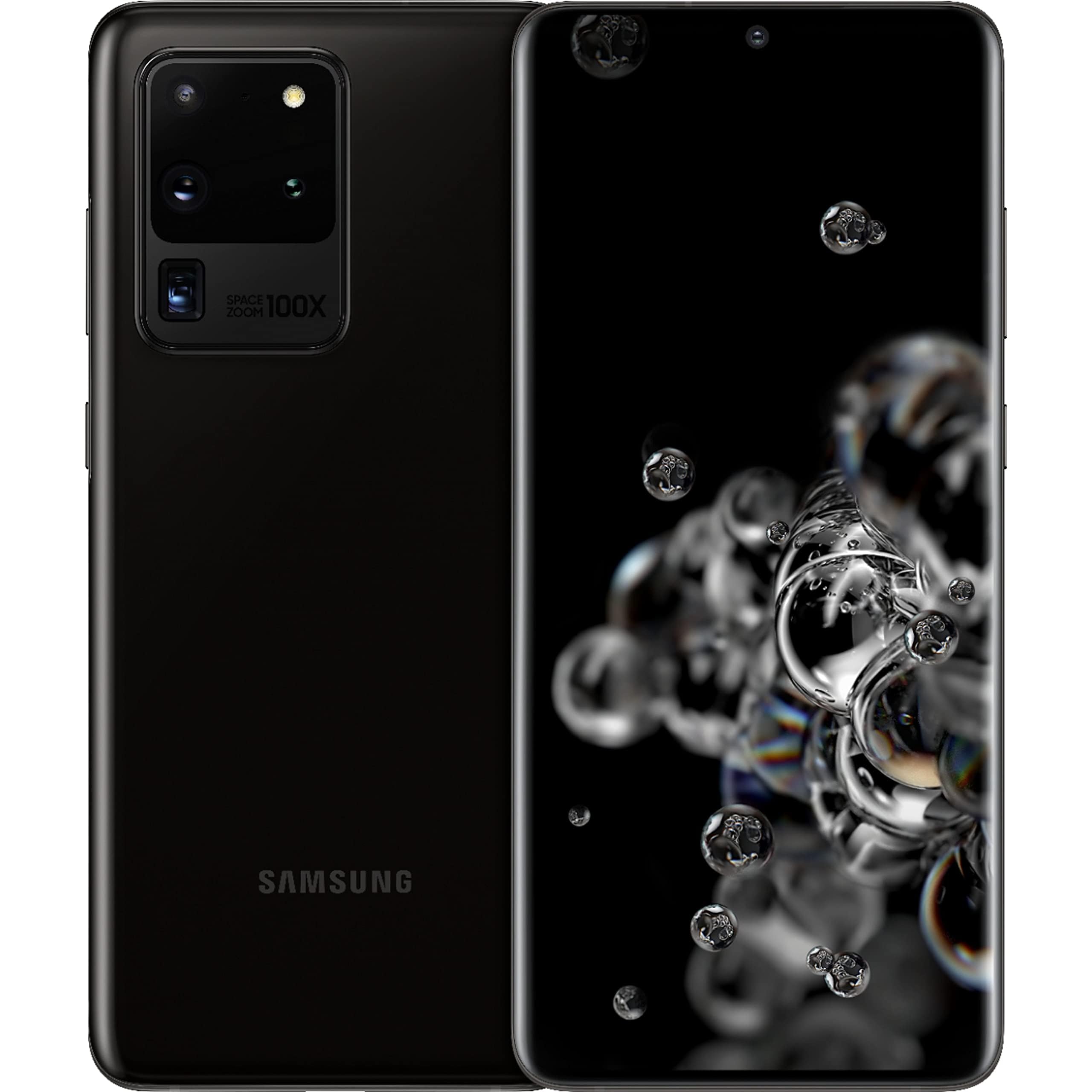 Samsung Galaxy S20 Ultra, 512GB, Cosmic Black - Fully Unlocked (Renewed)